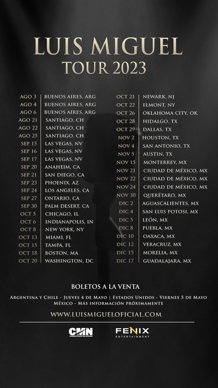 Luis Miguel En El Movistar Arena Cuándo Y Cómo Sacar Las Entradas En