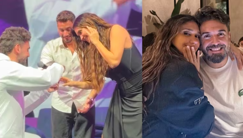 Momi Giardina recibió una propuesta de casamiento durante un show de ...