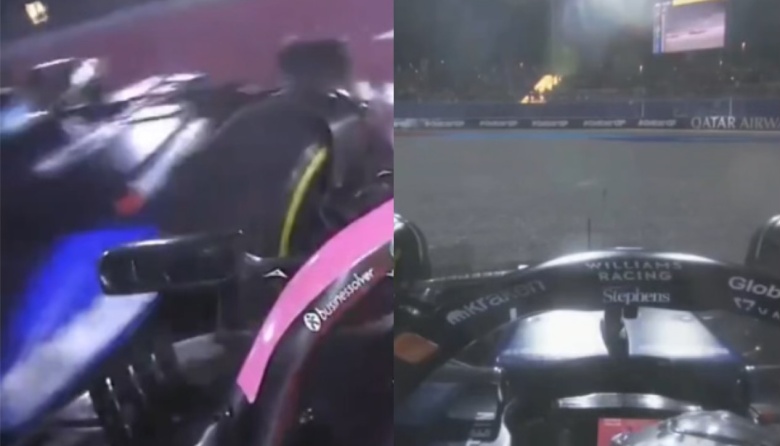 [VIDEO] Así fue el choque que dejó a Colapinto afuera del GP de Qatar - En Agenda