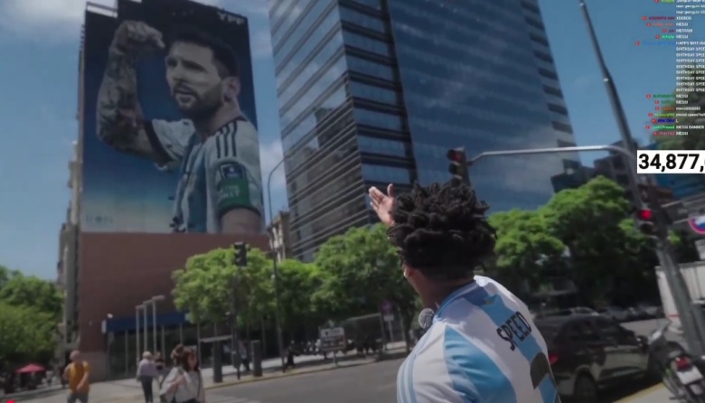 La reacción de Speed al llegar a Argentina y encontrarse con un mural ...